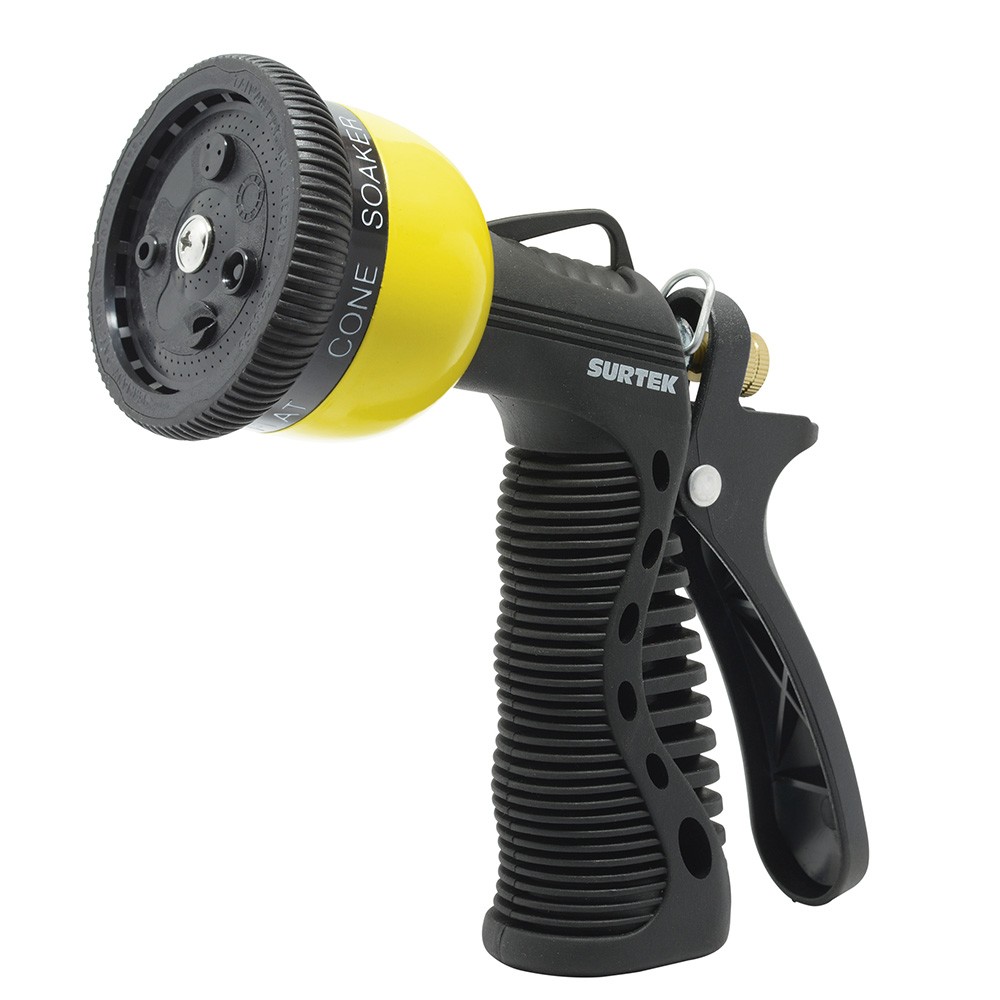 PISTOLA RIEGO RECUBRIMIENTO DE PVC 7 FUNCIONES 3/4" SURTEK 130340 ...